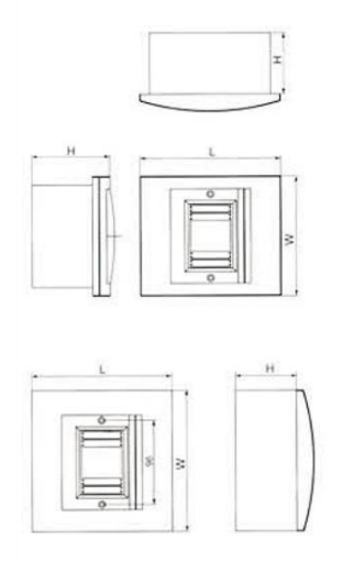 SN 32 Way MCB Box Electrical 24 Way Distribution Board Mounted Type ...