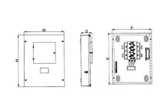 ELCB Isolator Plug In Type 3 Phase 12 Way Distribution Board 4 Way 10 Way