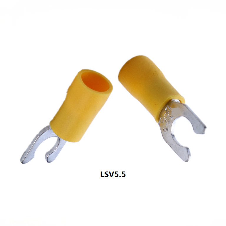 Customized Insulated Lock Spade Terminal LSV LSVL LSVS Copper Fork Lock ...